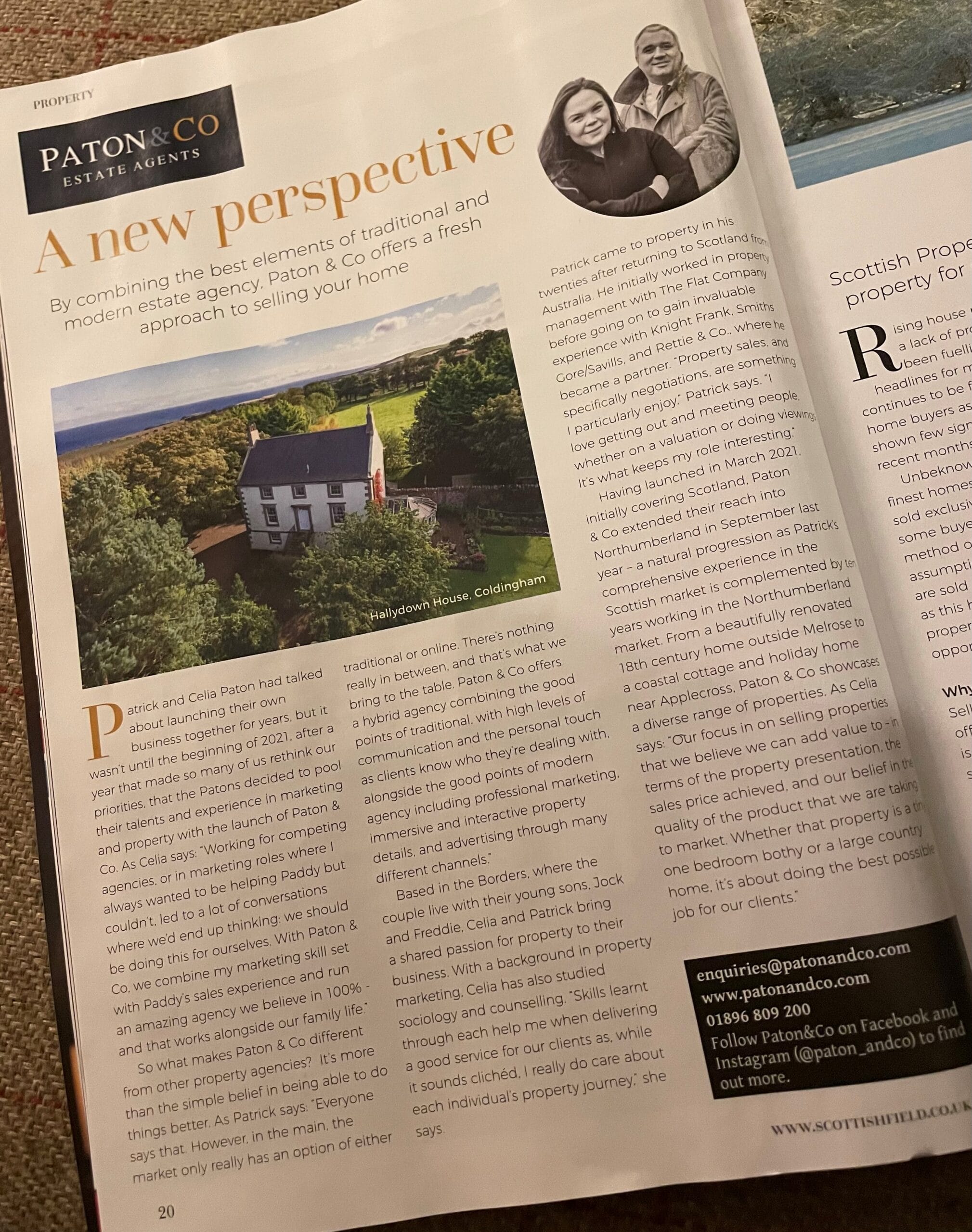 A New Perspective- Scottish Field - Paton & Co